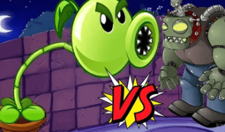 Plants vs zombies Night defense of the house - Jouez gratuitement ...