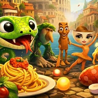 Snake Slither Italian Brainrot - Play for free - Online Games